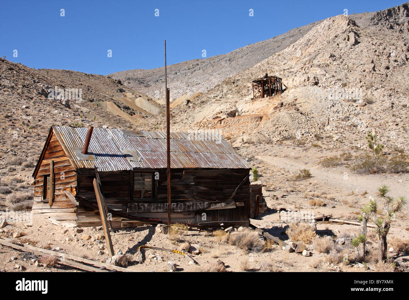 The Lost Burro Gold Mine in Death Valley National Park Stock Photo - Alamy