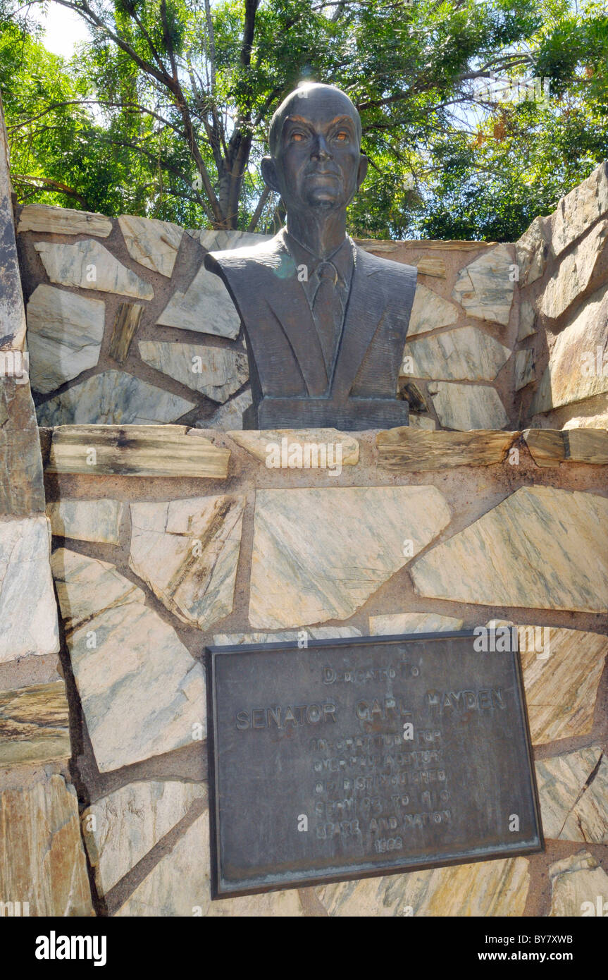 Statue of Senator Carl Hayden Phoenix Arizona Stock Photo - Alamy
