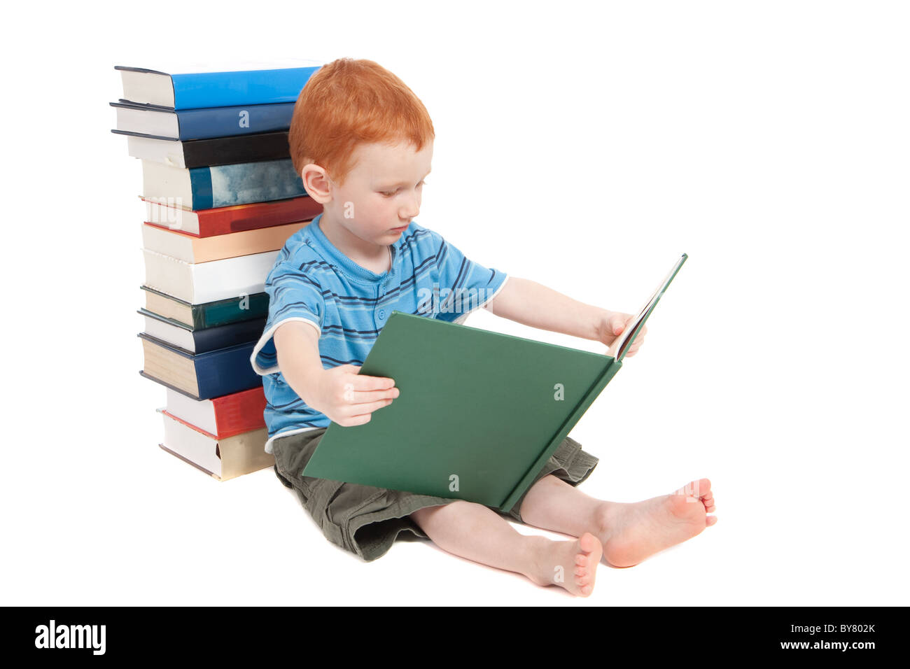 Reading child kid book Cut Out Stock Images & Pictures - Alamy