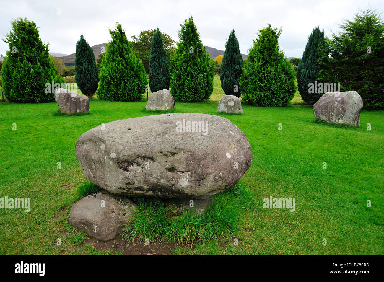 Kenmare Stone Circle, Kenmare, County Kerry, Ireland Stock Photo - Alamy