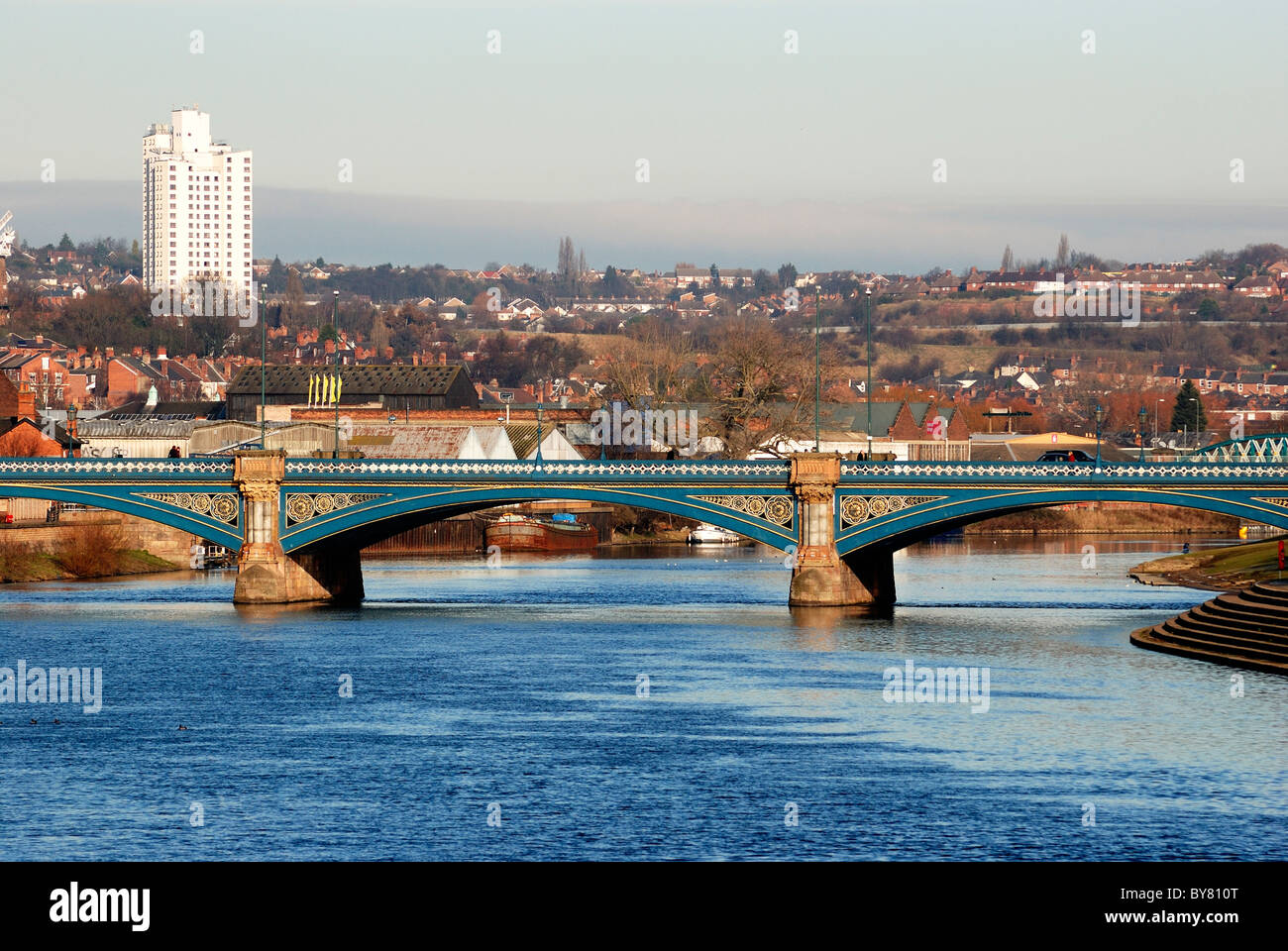 Trent bridge Nottingham england uk Stock Photo - Alamy