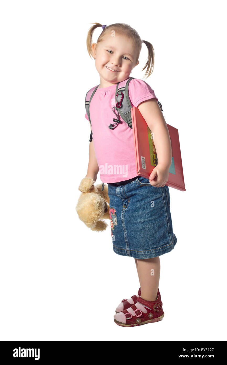 a small child with a book Stock Photo - Alamy