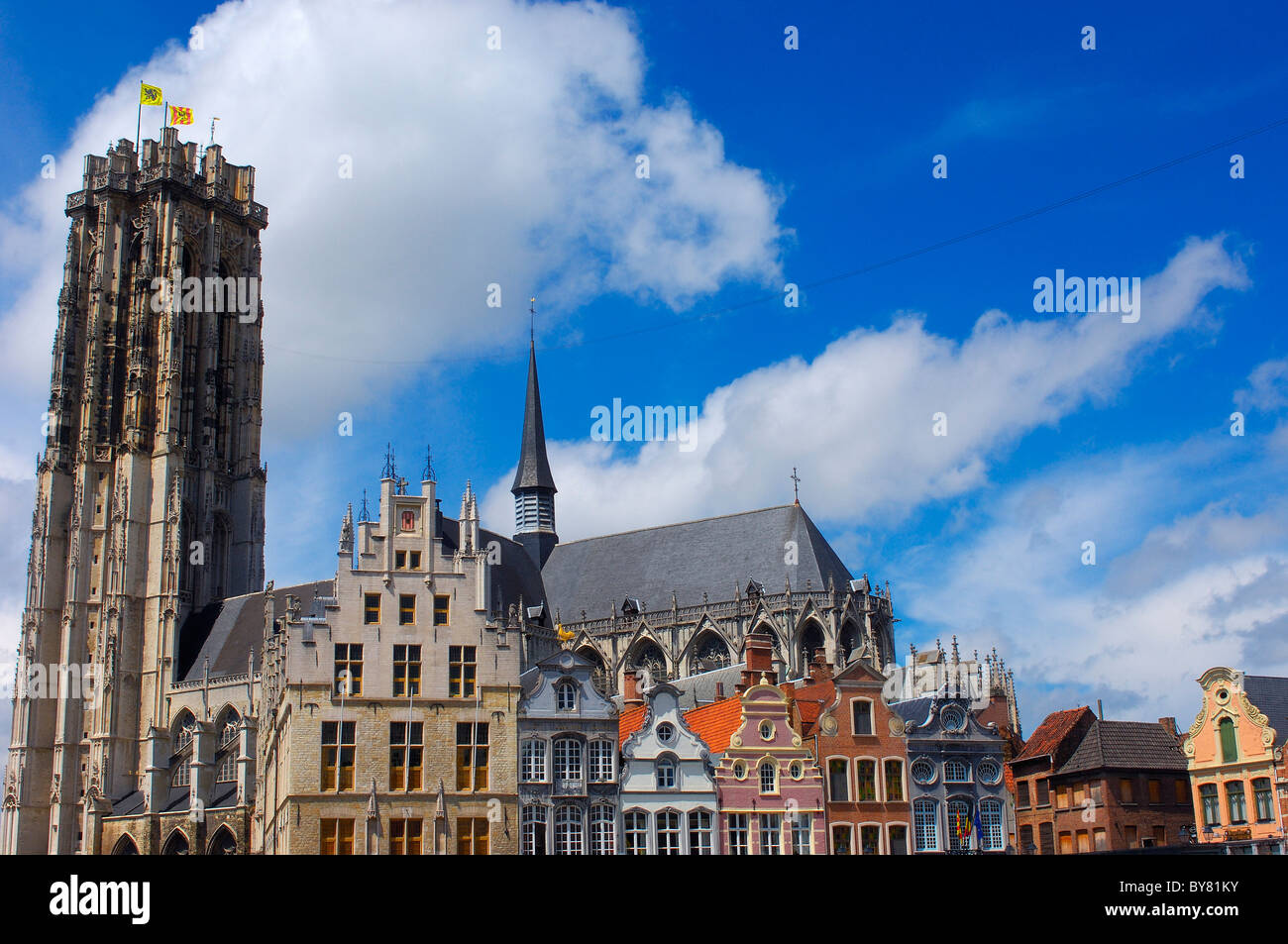 Mechlin cathedral hi-res stock photography and images - Alamy