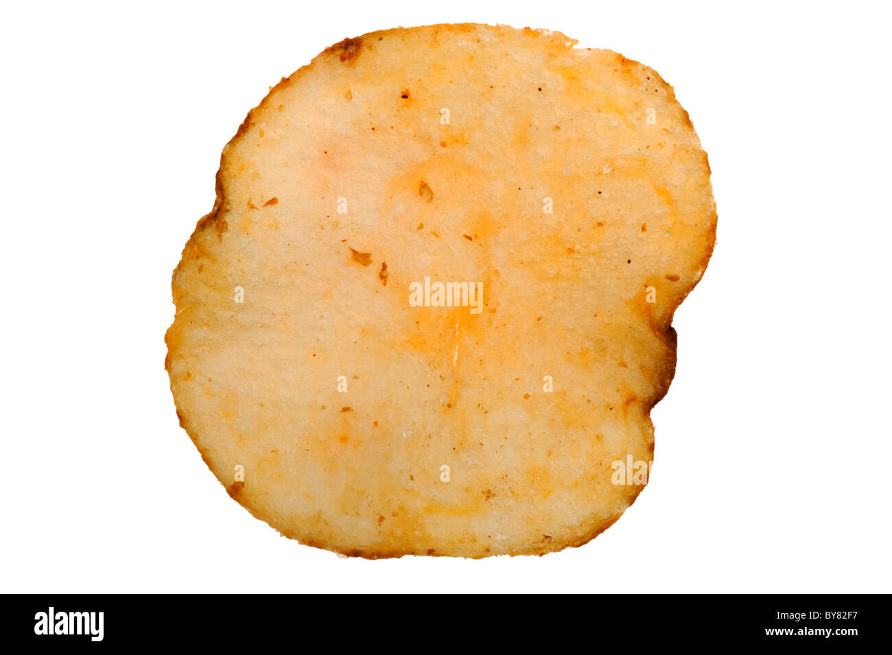 object on white - food chips close up Stock Photo - Alamy