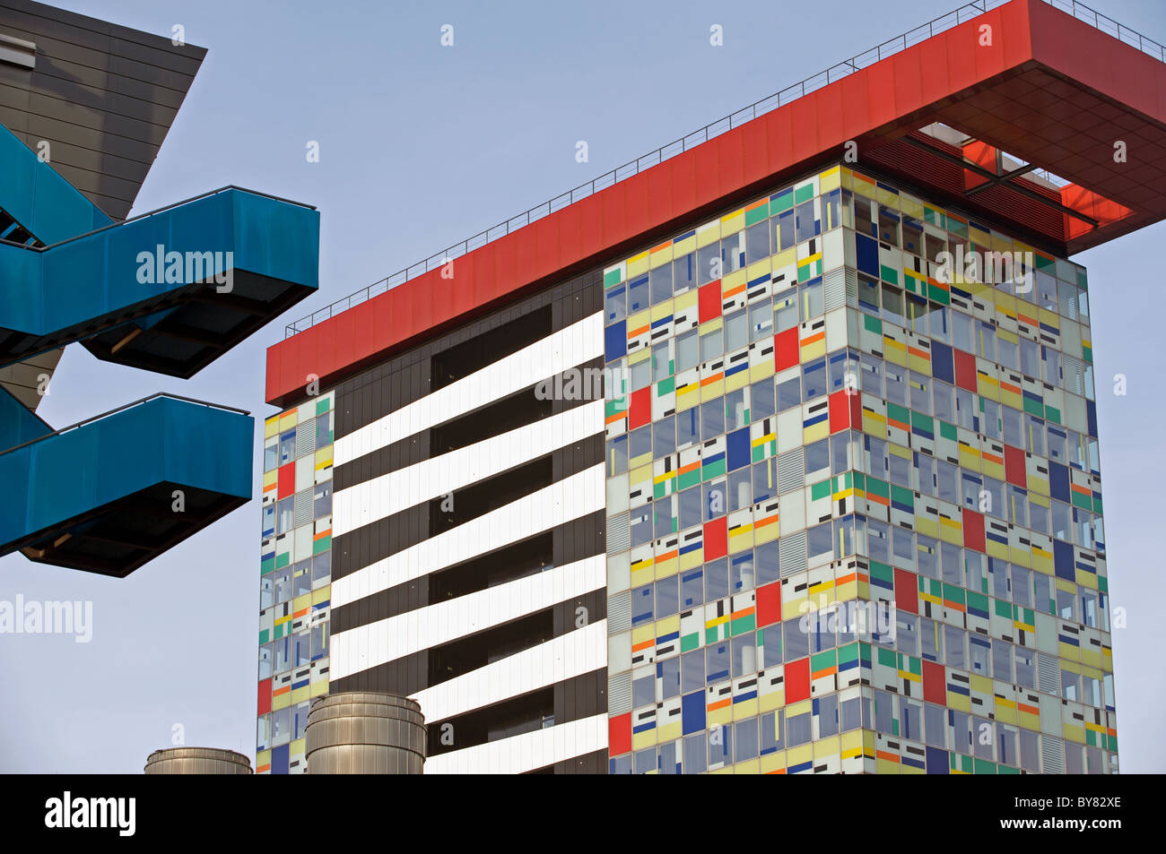 Colorium building by architect William Alsop, Medienhafen, Dusseldorf ...