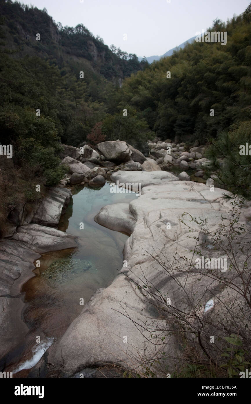 Natural Rock Valley Stock Photo - Alamy
