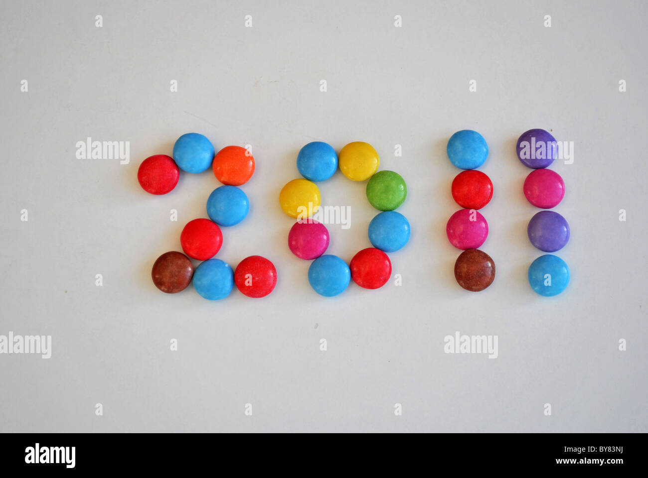 candy sign twenty eleven Stock Photo - Alamy
