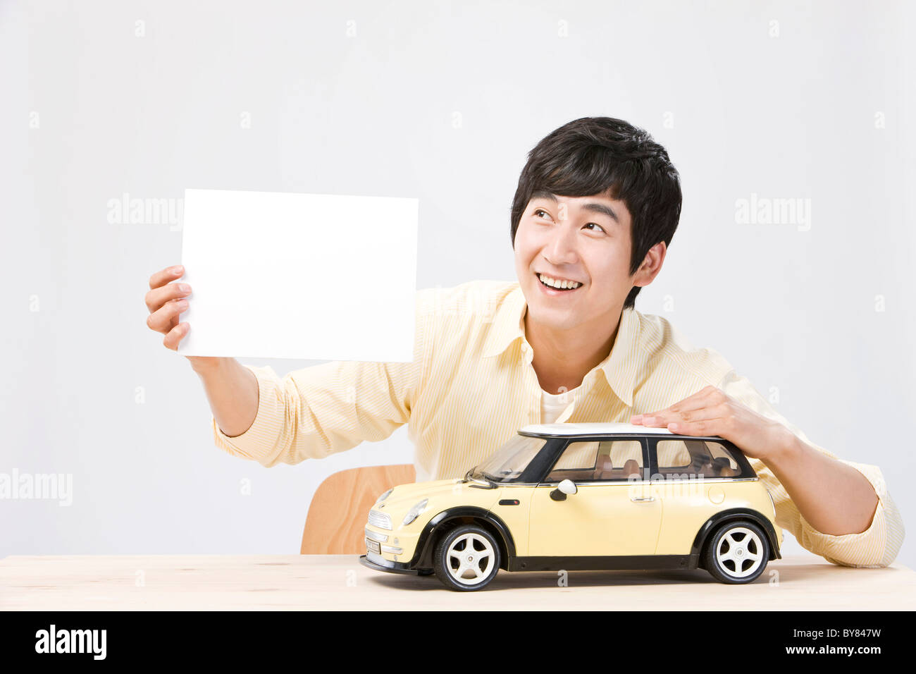 The man with the sign hi-res stock photography and images - Alamy