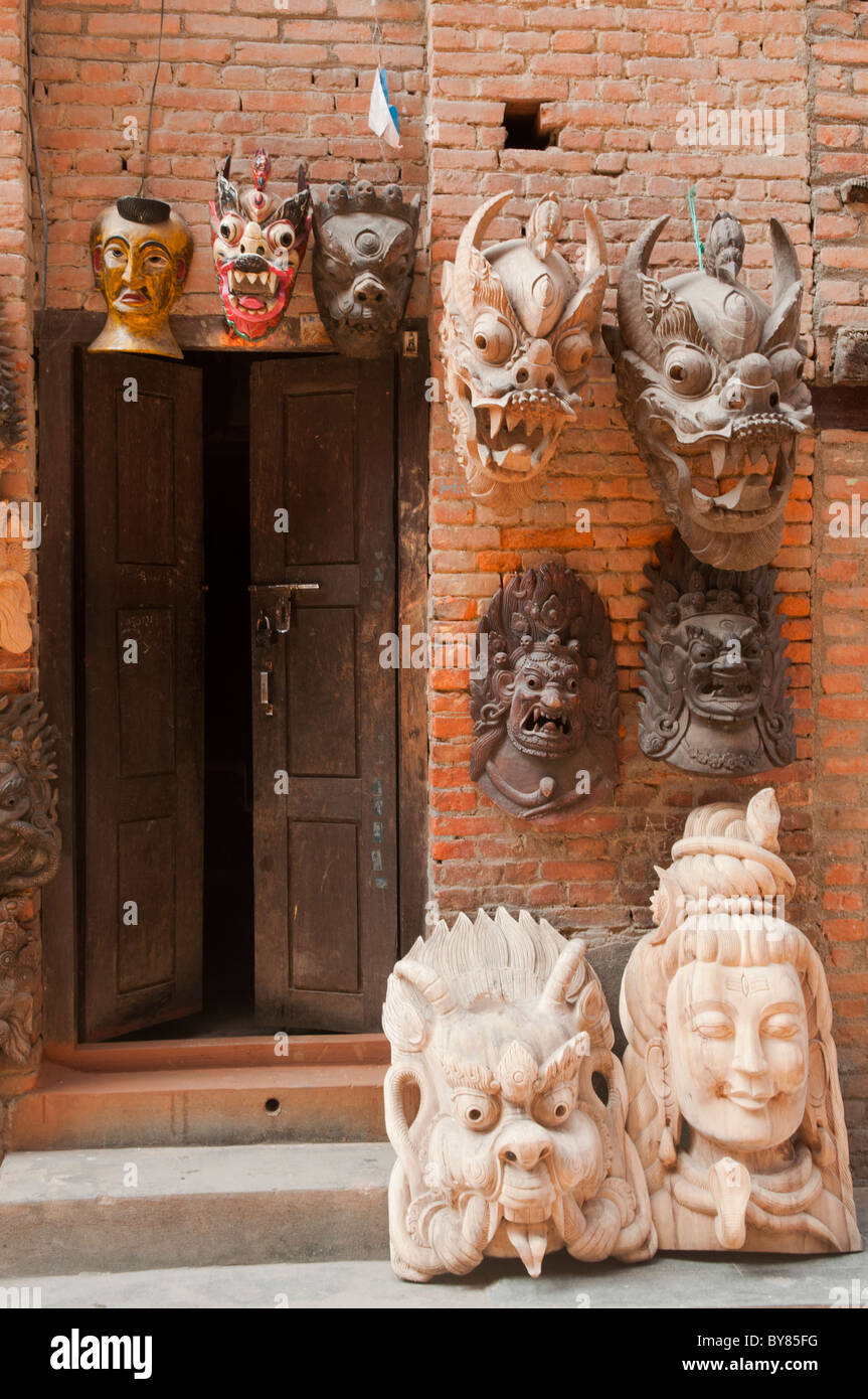 Nepali mask hi-res stock photography and images - Alamy
