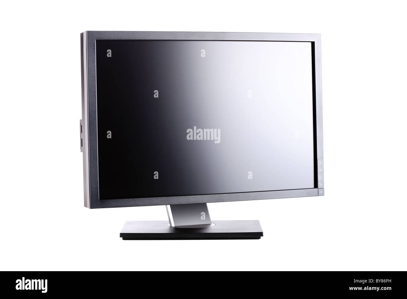 professional ips panel lcd monitor, isolated on white Stock Photo - Alamy