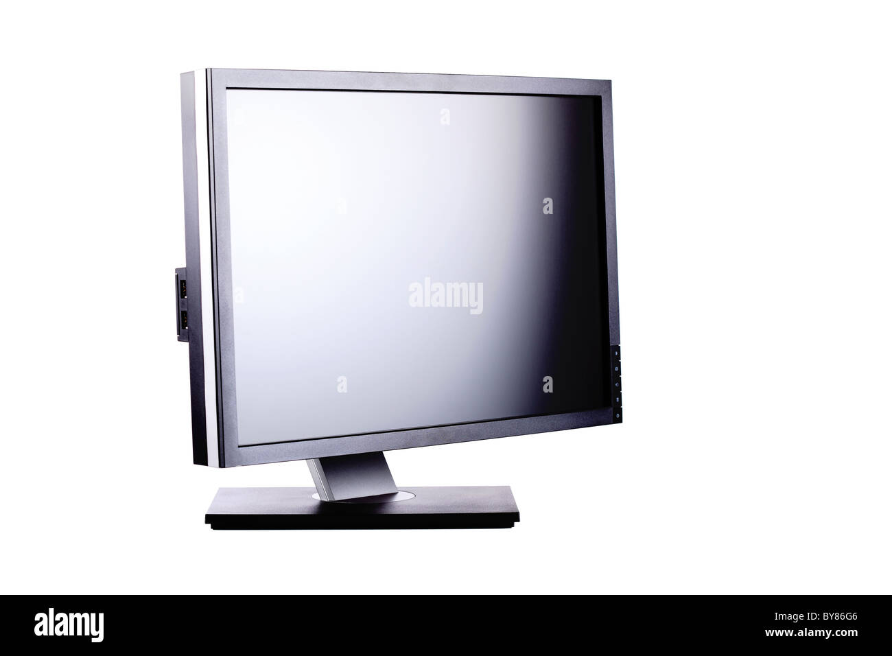 professional ips panel lcd monitor, isolated on white Stock Photo - Alamy