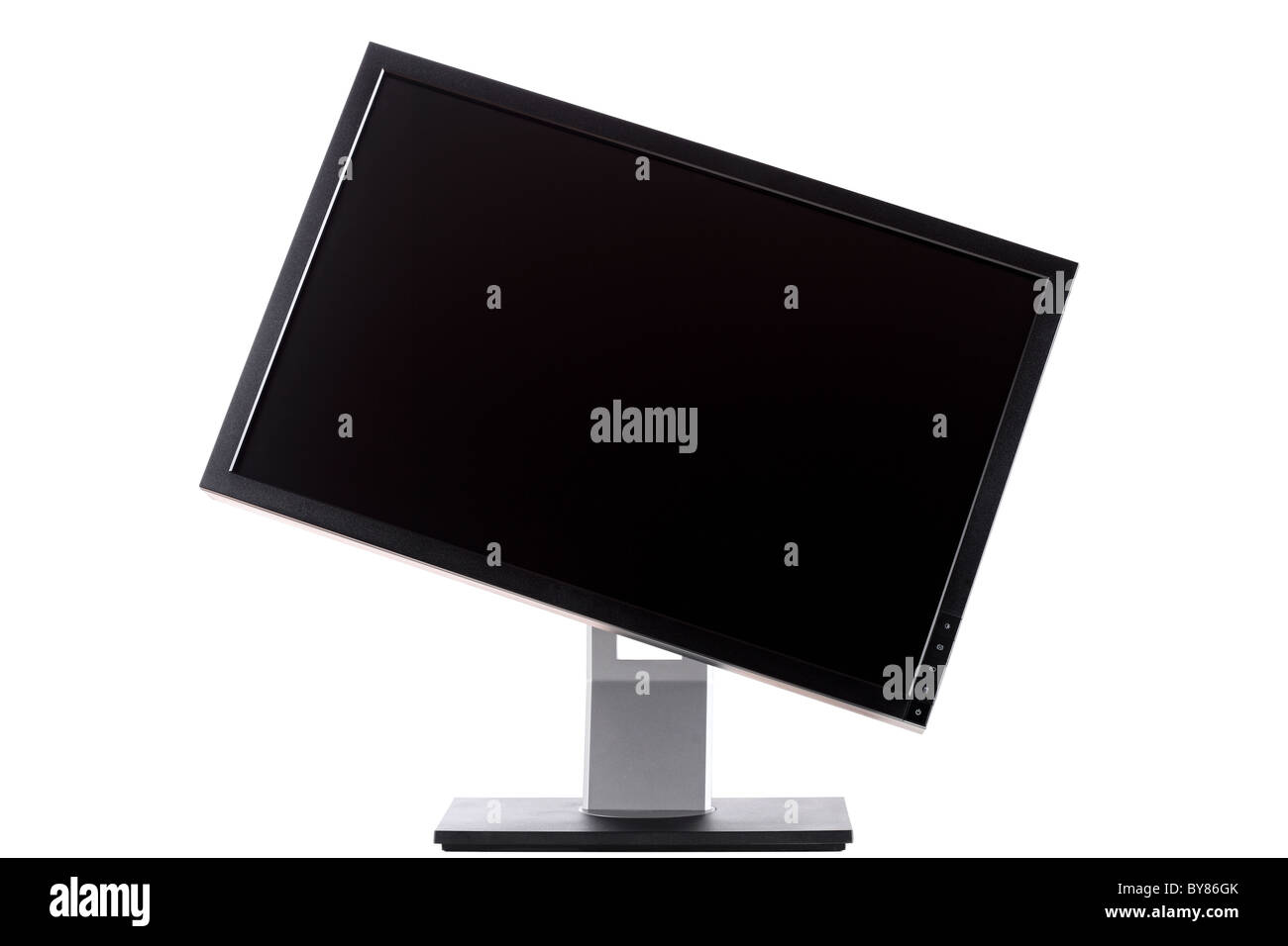 professional ips panel lcd monitor, isolated on white Stock Photo - Alamy