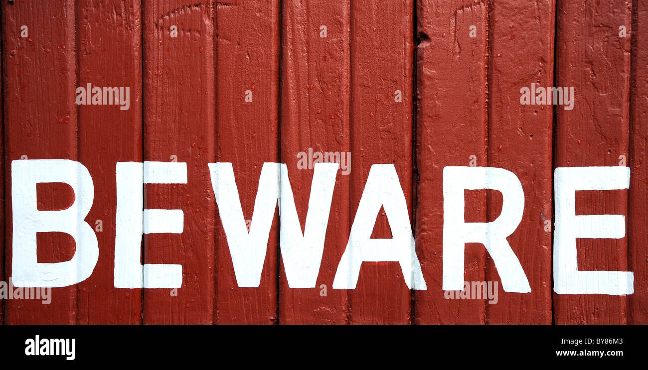 Beware symbol hi-res stock photography and images - Alamy