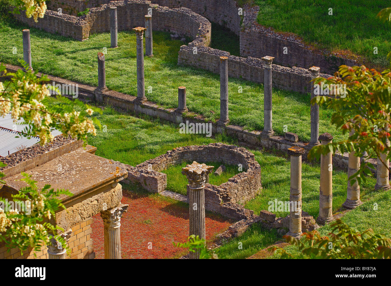 Volterra, Roman theatre, Tuscany, Italy, Europe Stock Photo - Alamy