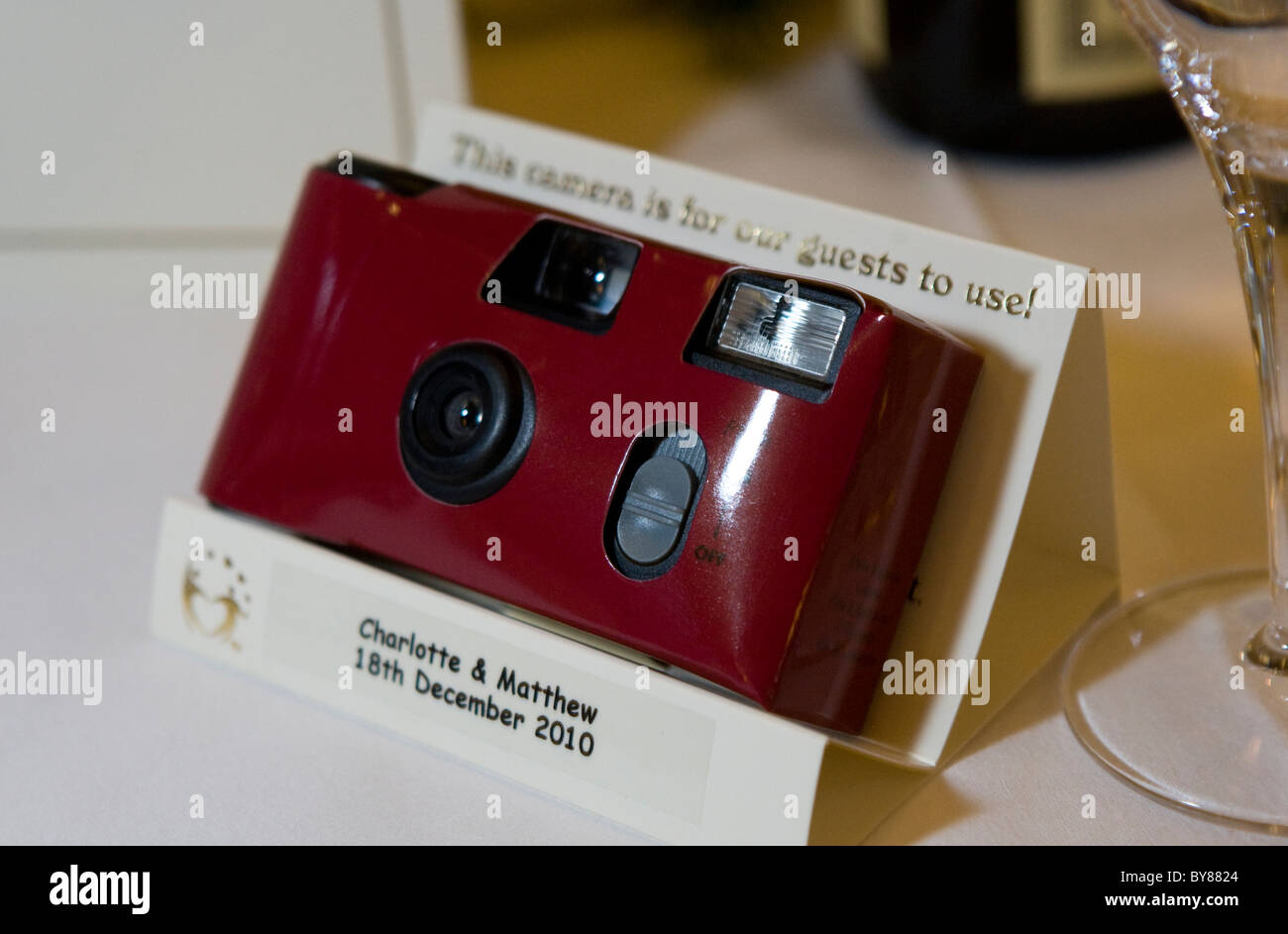 Dark red disposable camera hi-res stock photography and images - Alamy
