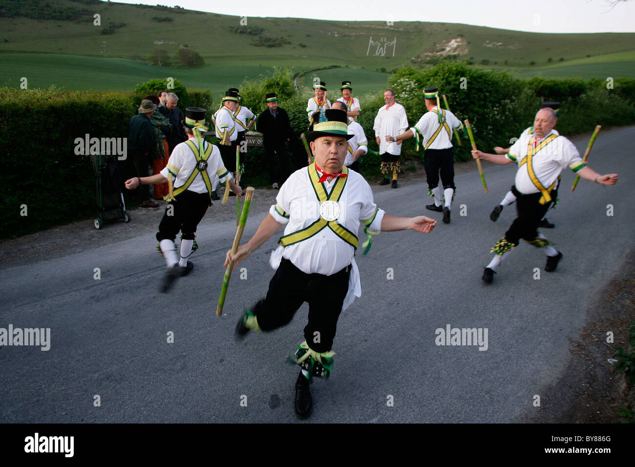 The long man of wilmington 16th or 17th century hi-res stock ...