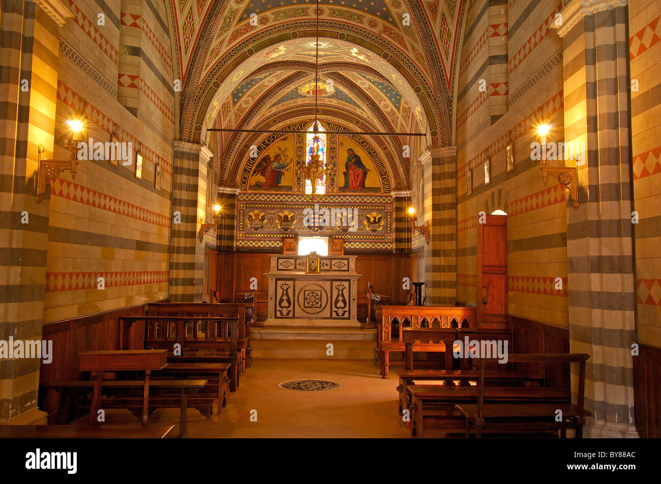 Chianti, Castello di Brolio Chapel, Brolio Castle chapel, Ricasoli ...