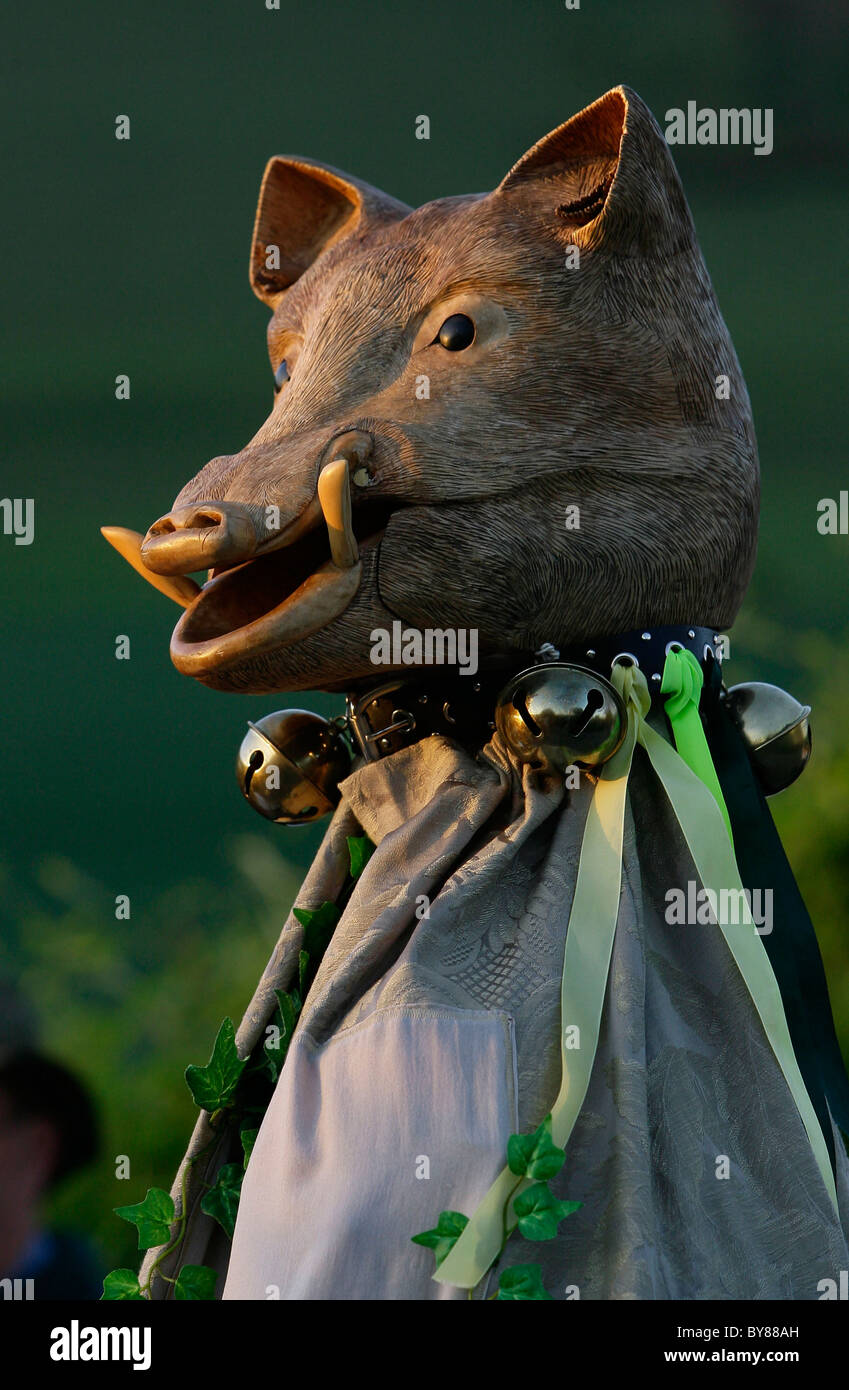 Long Man Morris Men dance at the foot of the Long Man of Wilmington as ...
