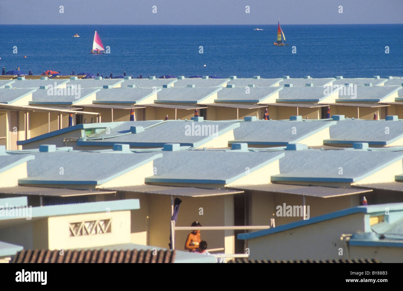 BEACH, LIDO DI OSTIA, ROME, ITALY Stock Photo - Alamy