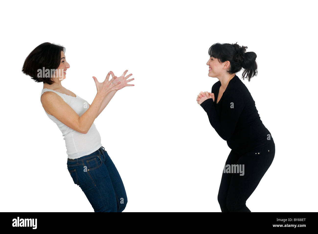 Happy emotive Cut Out Stock Images & Pictures - Alamy