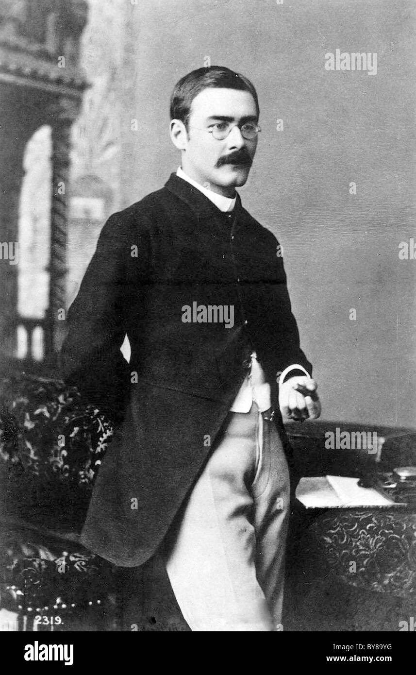 RUDYARD KIPLING (1865-1936) English poet and short story writer Stock ...