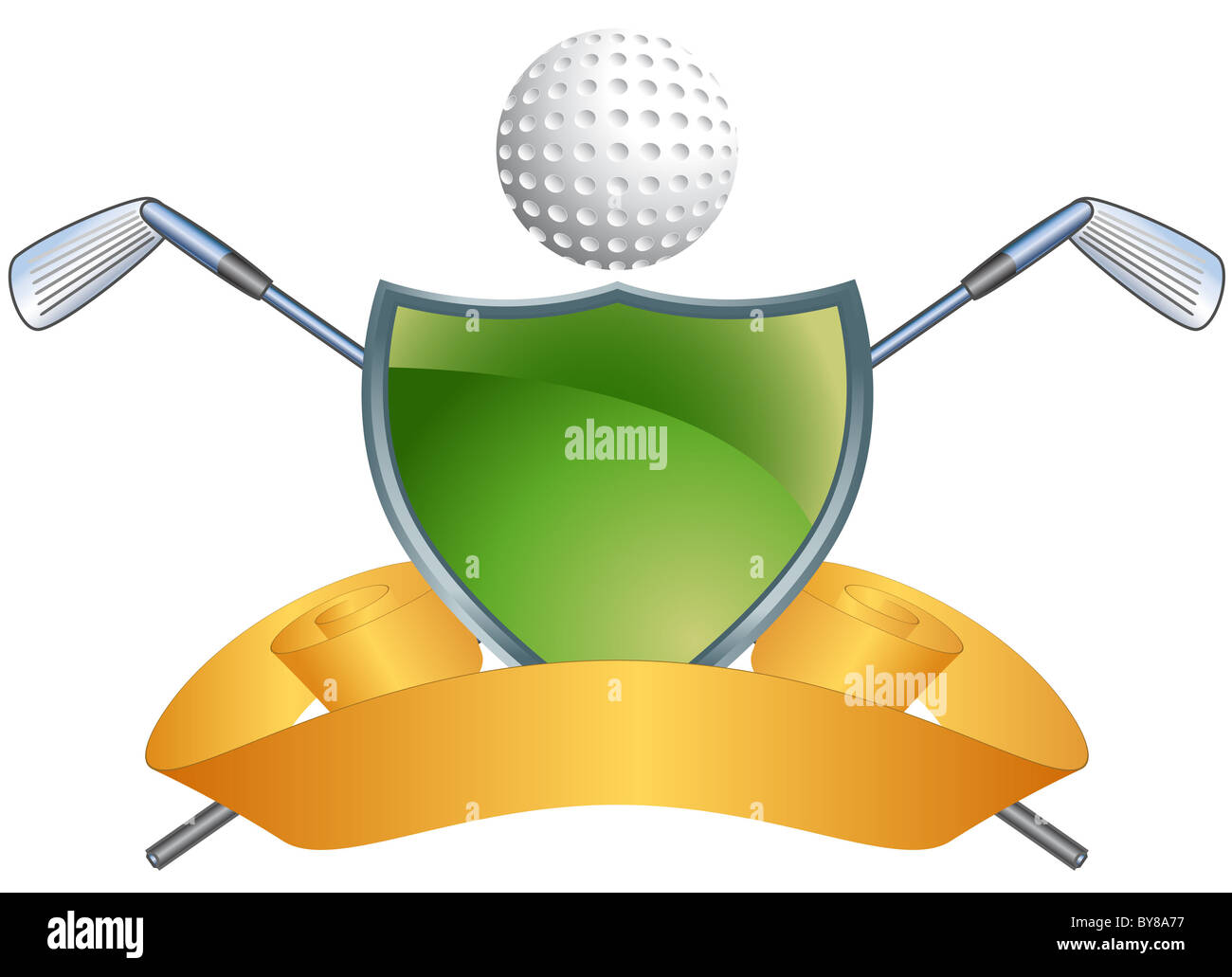 An image of a golfing icon Stock Photo - Alamy