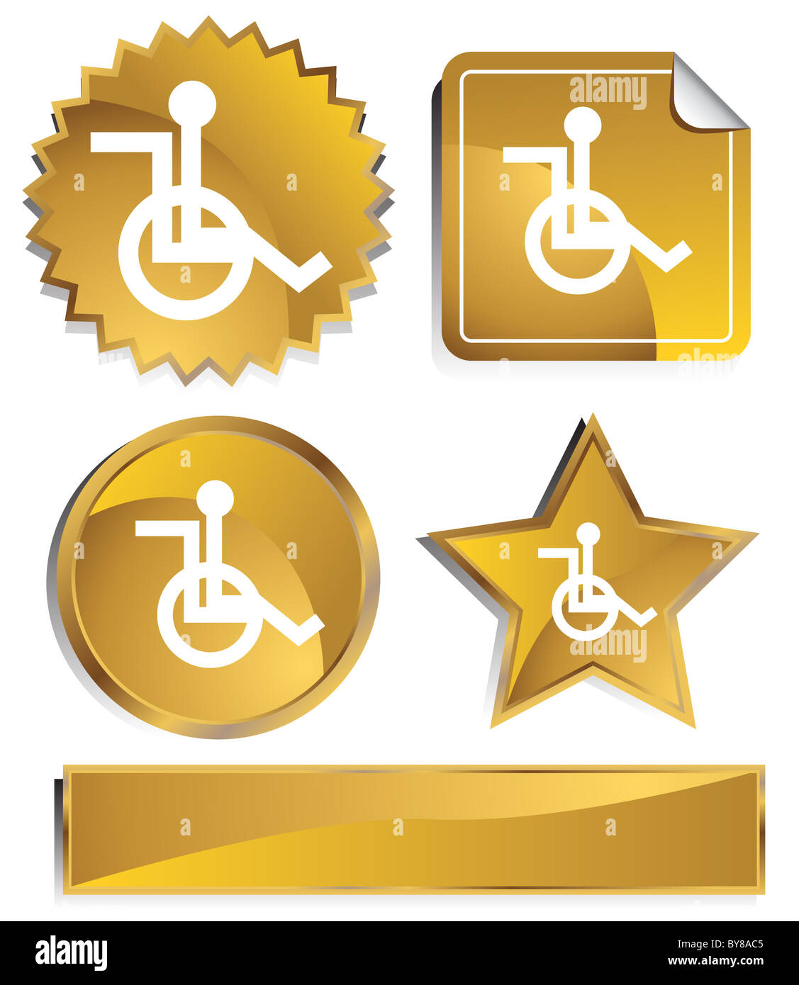 An image of the disabled symbol Stock Photo - Alamy