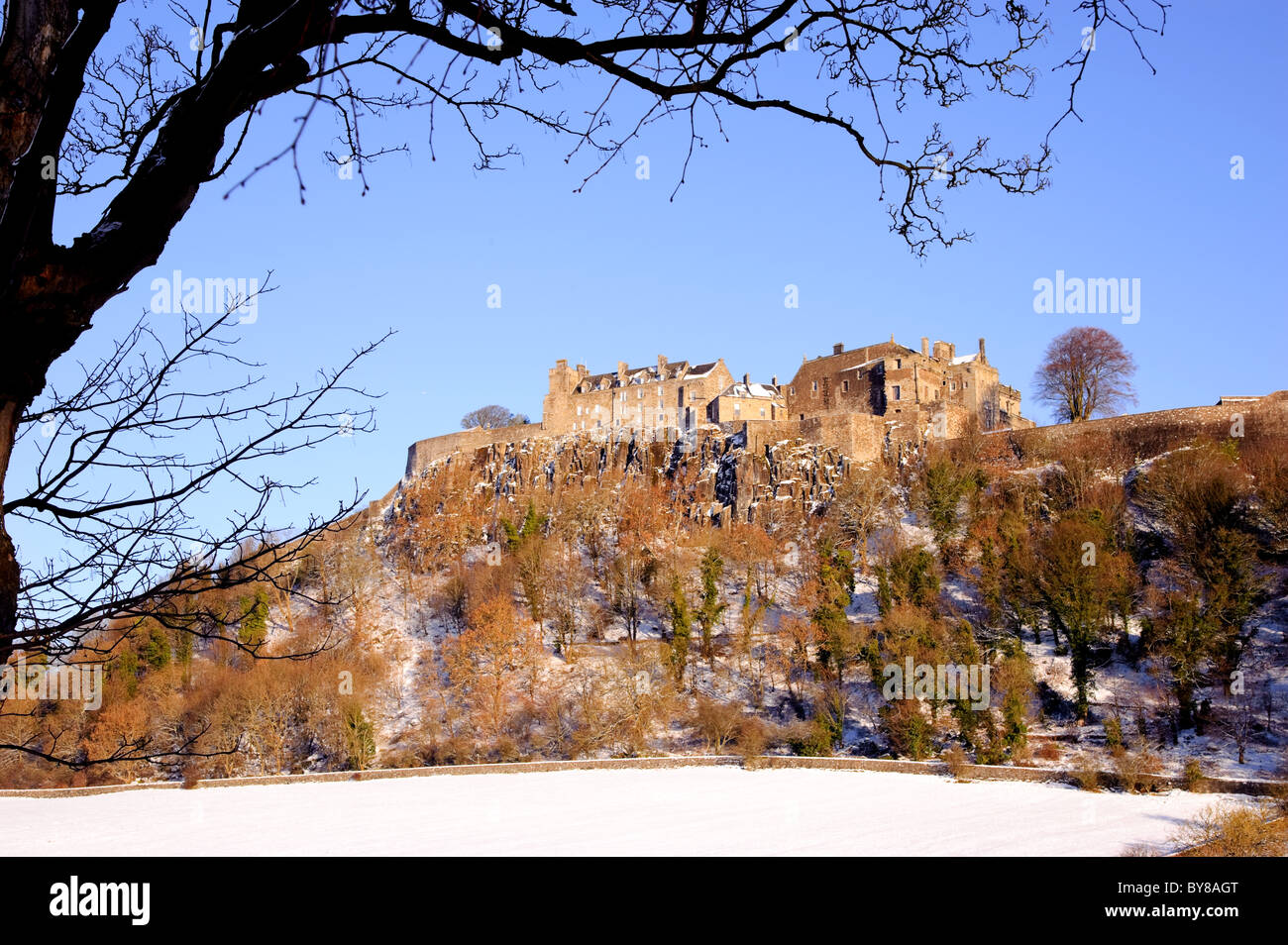 Stirling castle snow hi-res stock photography and images - Alamy