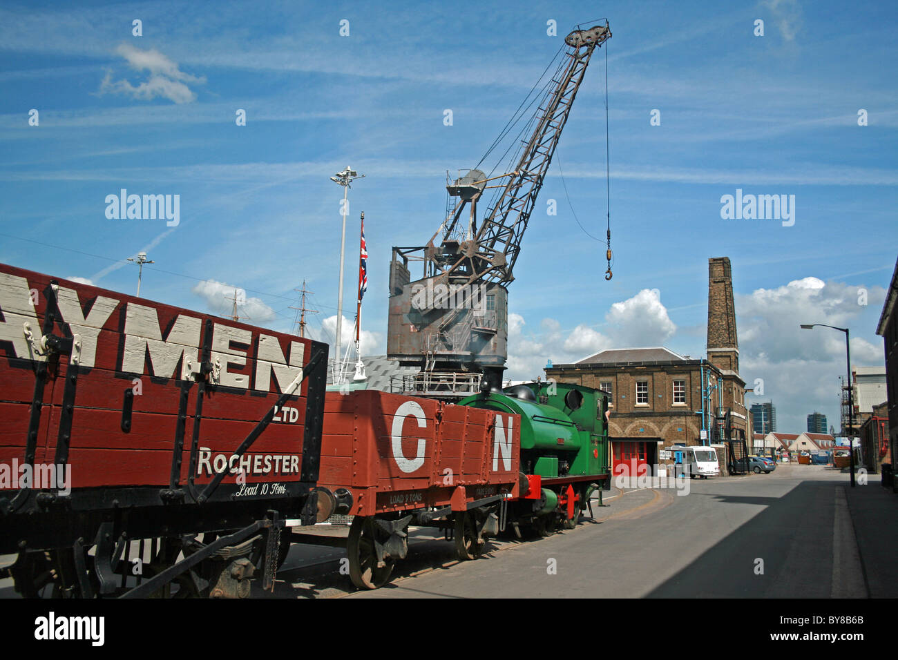 Steam Locomotive With Freight Trains High Resolution Stock Photography ...