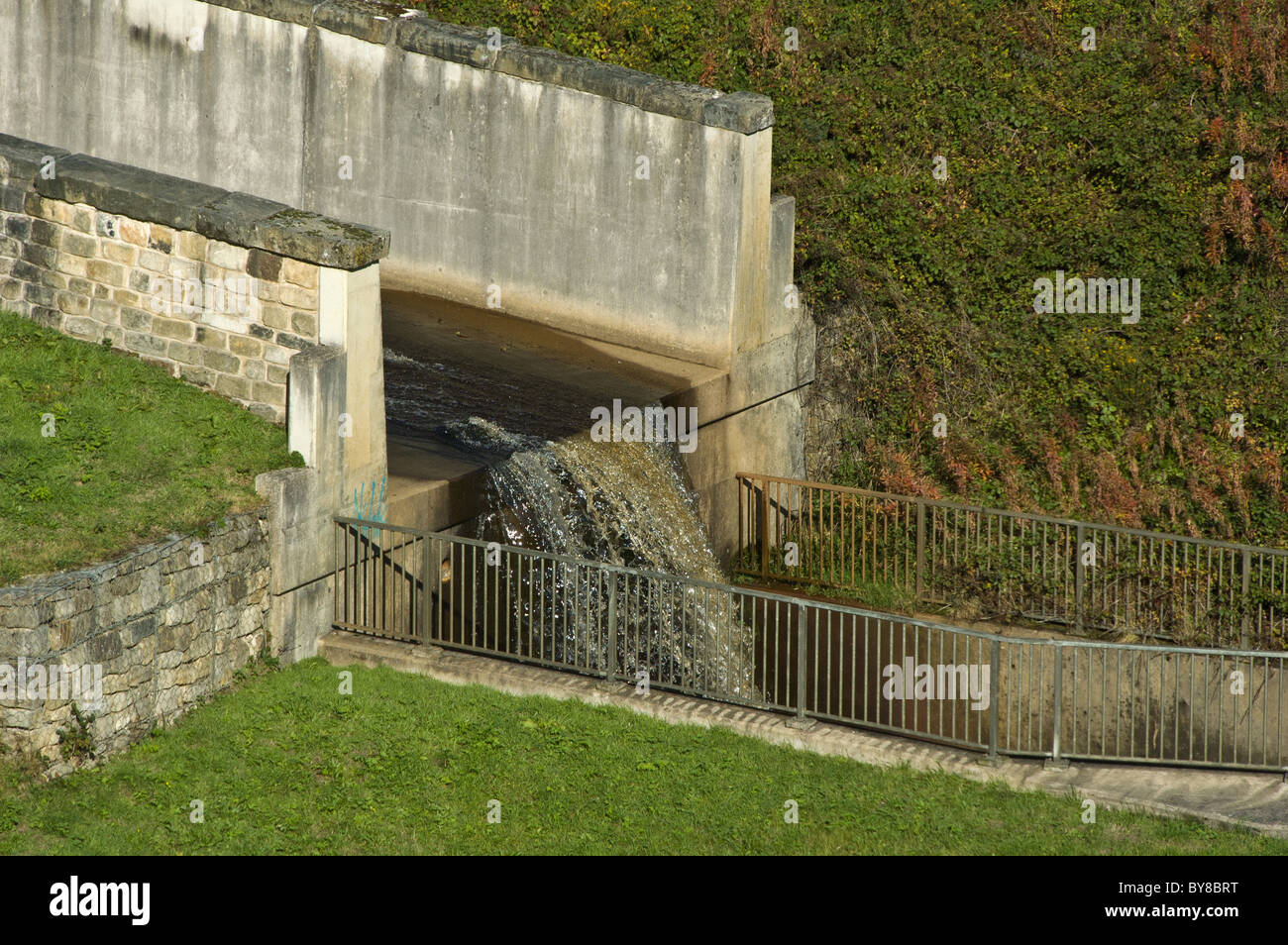 reservoir drainage channel Stock Photo - Alamy