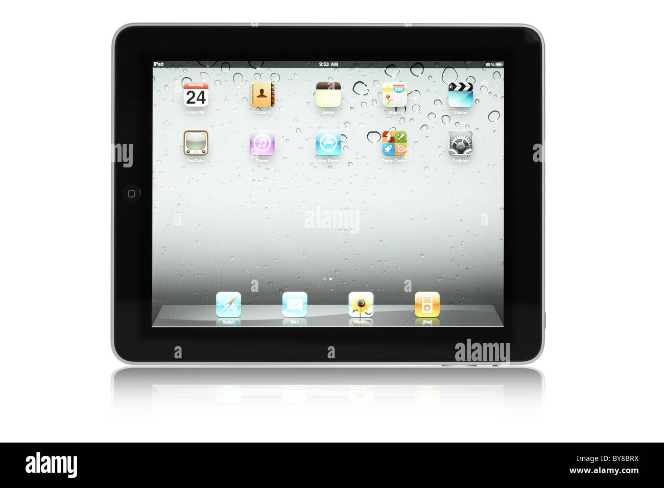 Apple ipad cutout on white background Stock Photo - Alamy