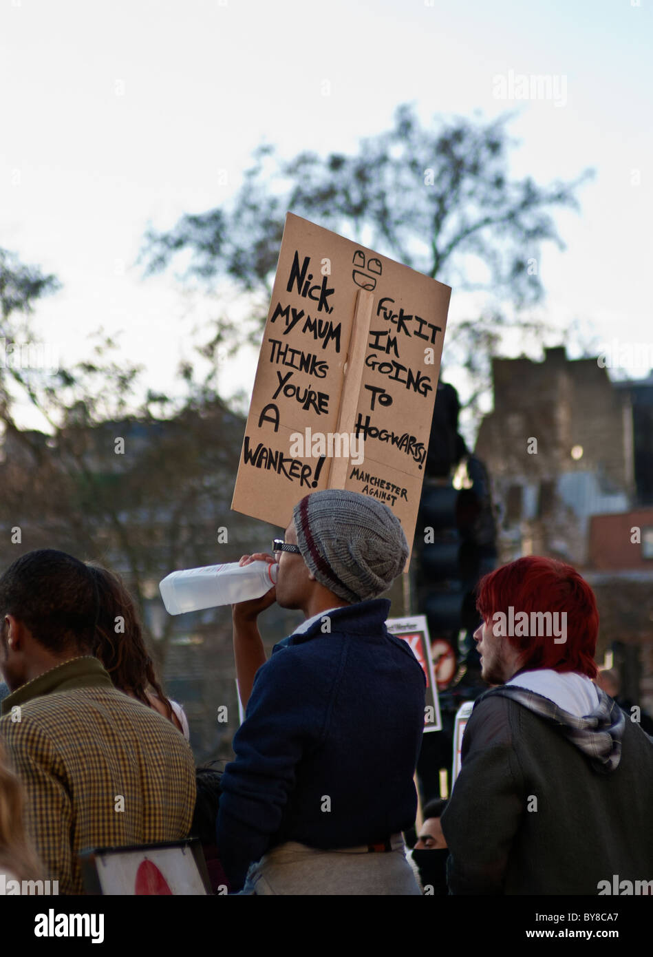 Student protestor with police hi-res stock photography and images - Alamy