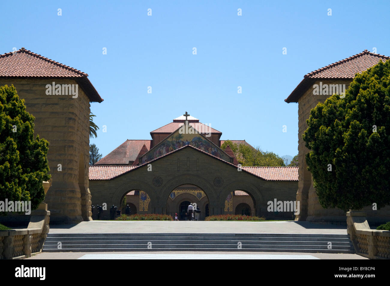 Stanford Memorial Church on the Stanford University campus in Palo Alto ...