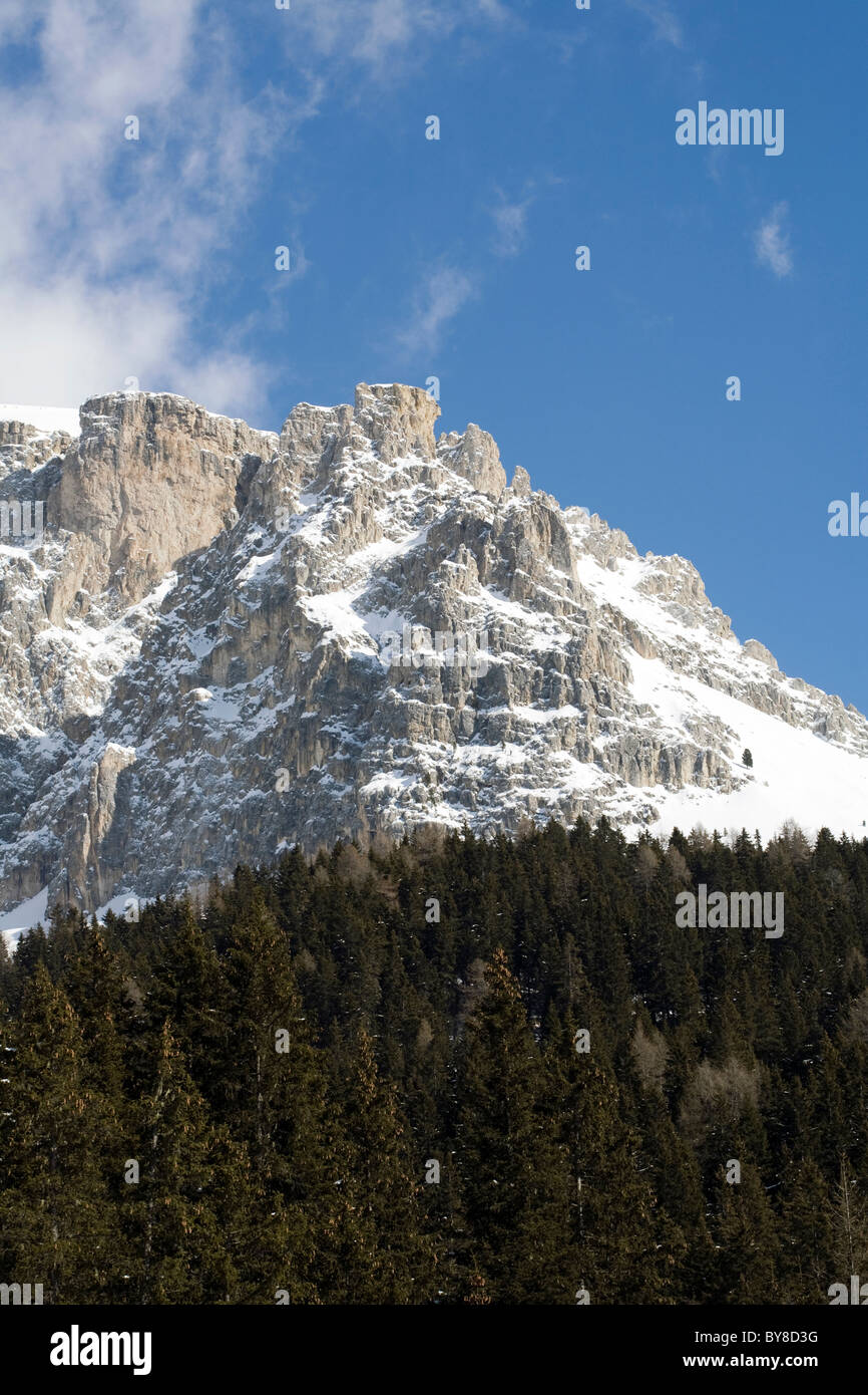 The western edge of The Gruppo Sella, Sella Gruppe, and The Passo Sella ...