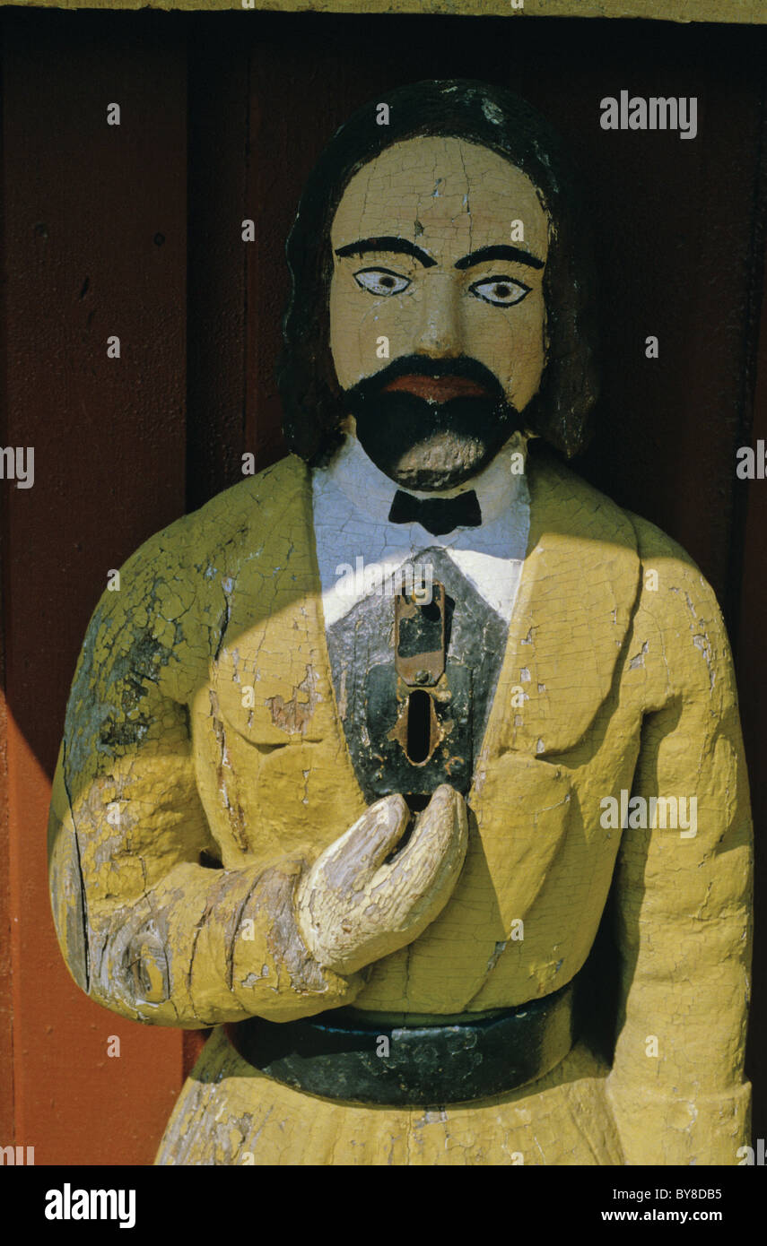 Vaivaisukko - a poor man statue outside the Larsmo Church in Larsmo ...