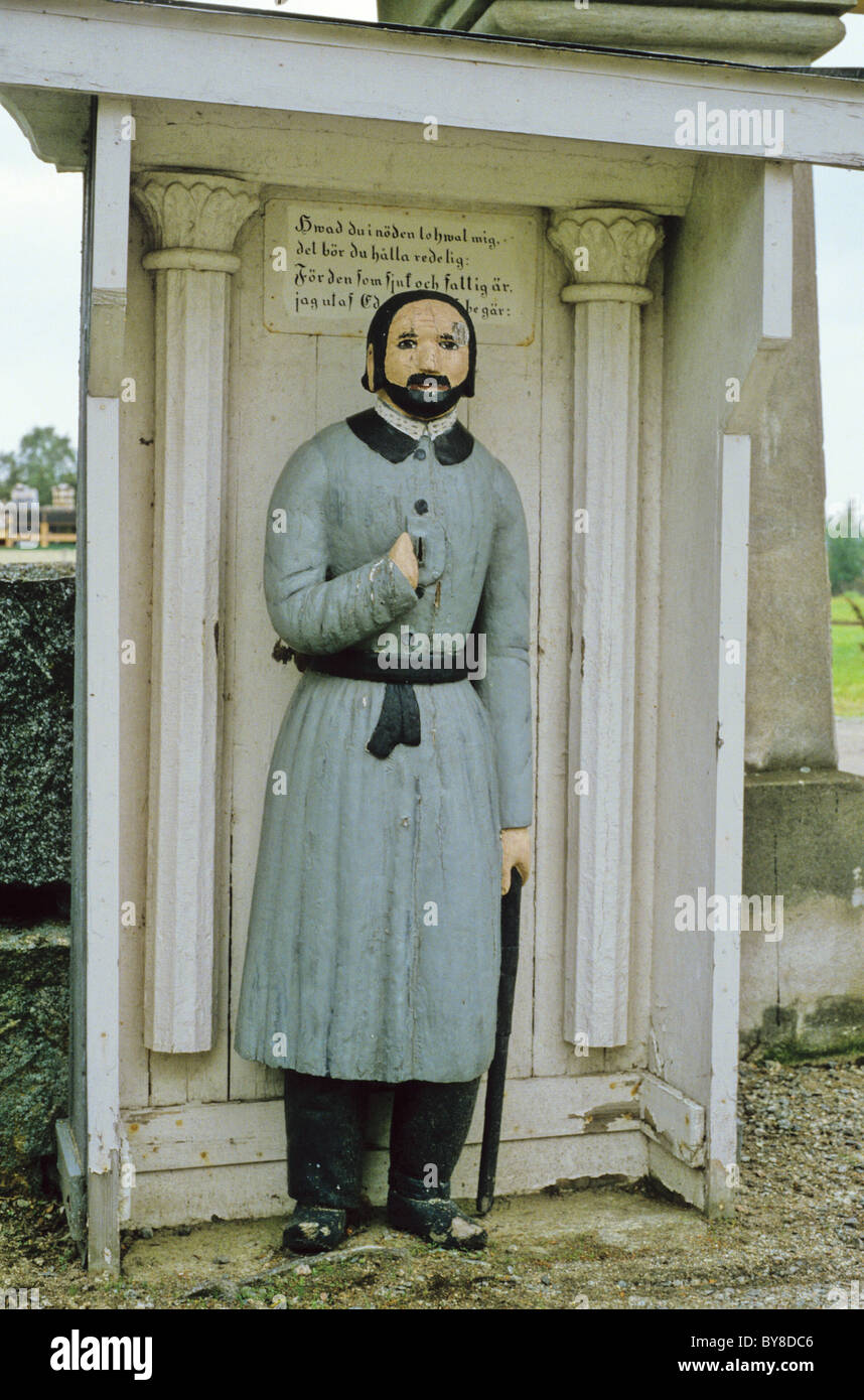 Vaivaisukko - a poor man statue outside the Evangelical Lutheran Church ...