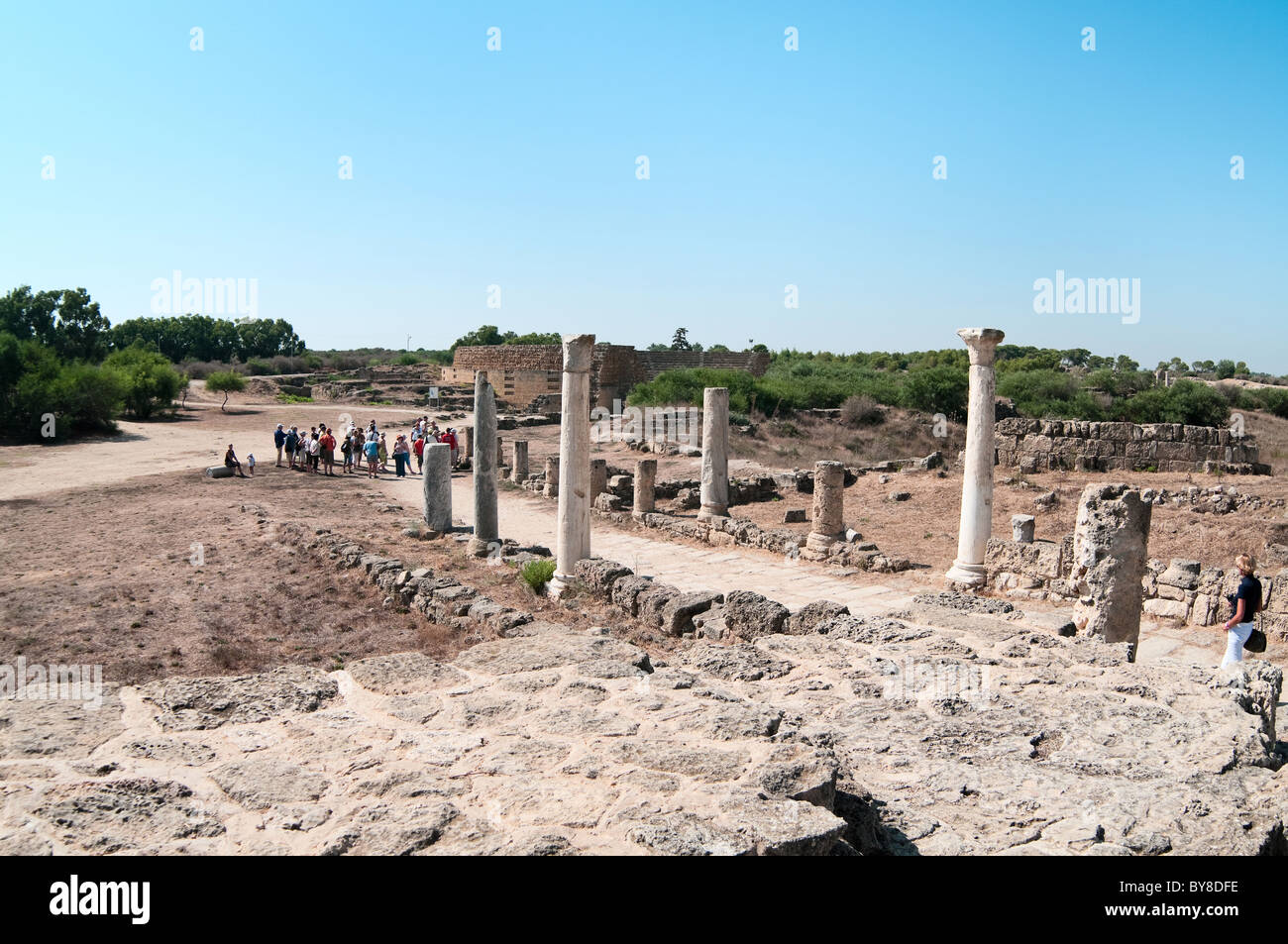 Roman ruins in Salamis ancient city in northern Cyprus Stock Photo - Alamy