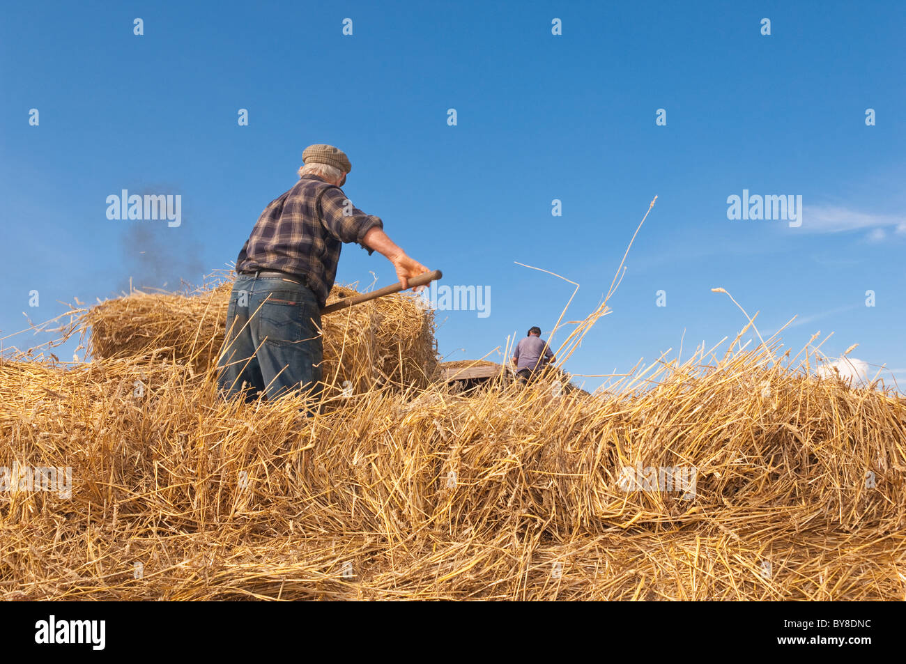 Ransomes threshing machine hi-res stock photography and images - Alamy