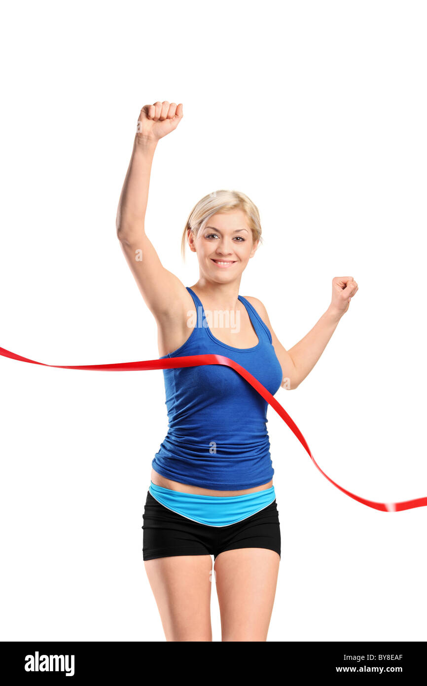 Finish line and ribbon hi-res stock photography and images - Alamy