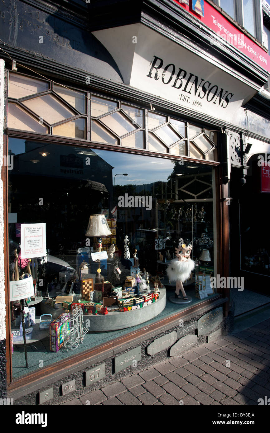 Robinson Arcade shop window display Stock Photo - Alamy