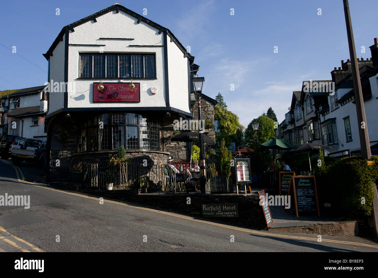 The Spinnery, restaurant Bowness-on-Windermere Stock Photo - Alamy