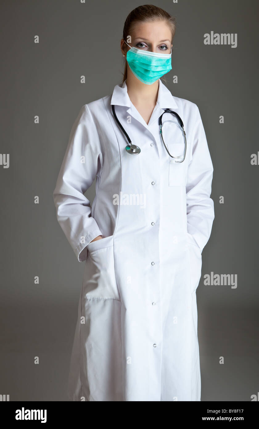 Medical doctor woman in uniform with stethoscope Stock Photo - Alamy