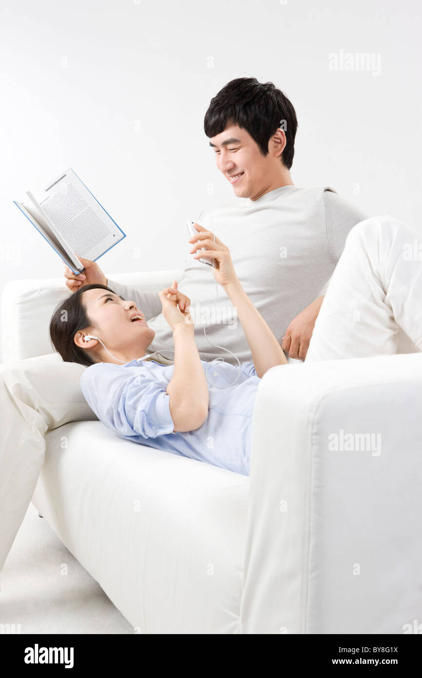 On his lap hi-res stock photography and images - Alamy