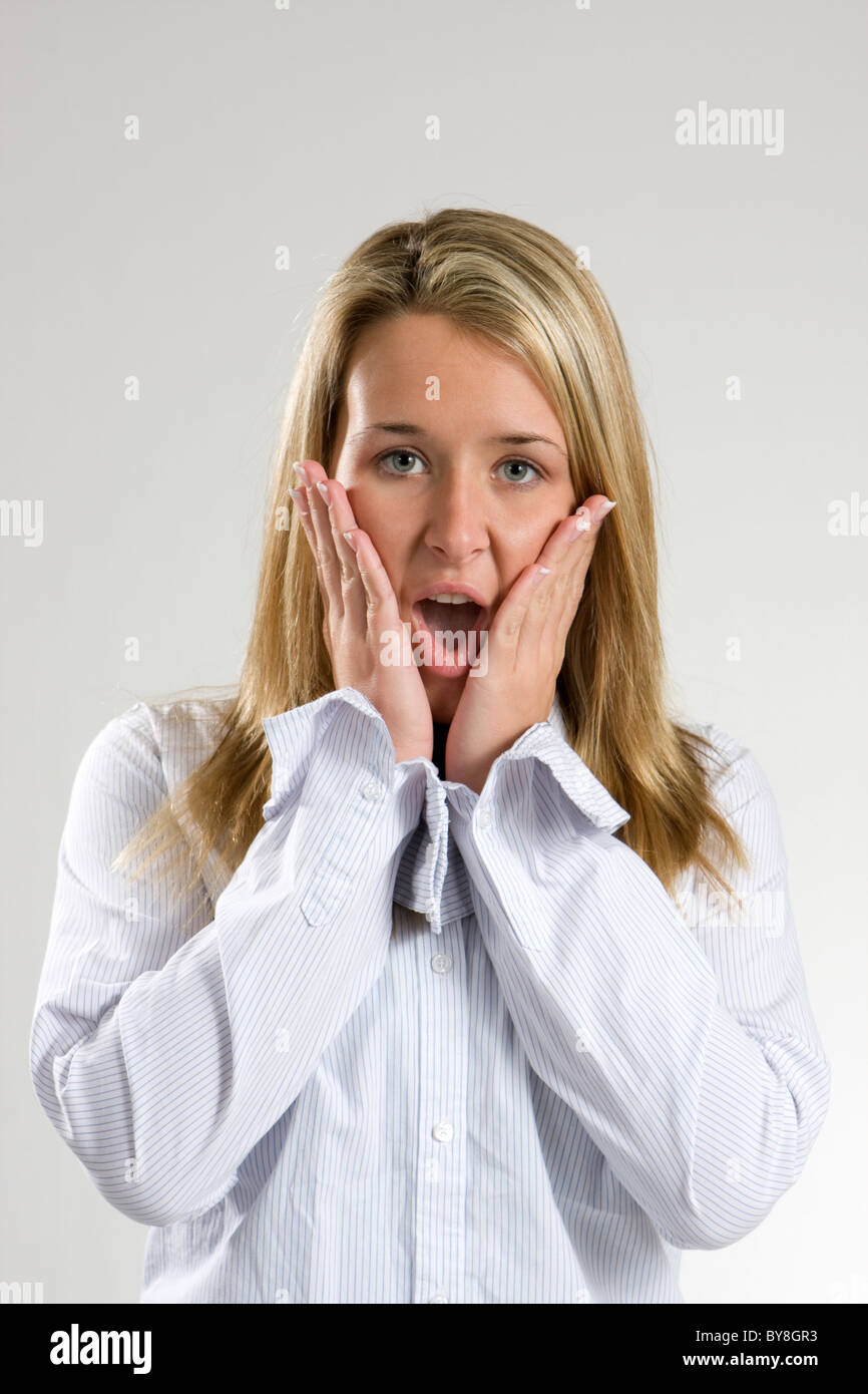 Stun woman hi-res stock photography and images - Alamy