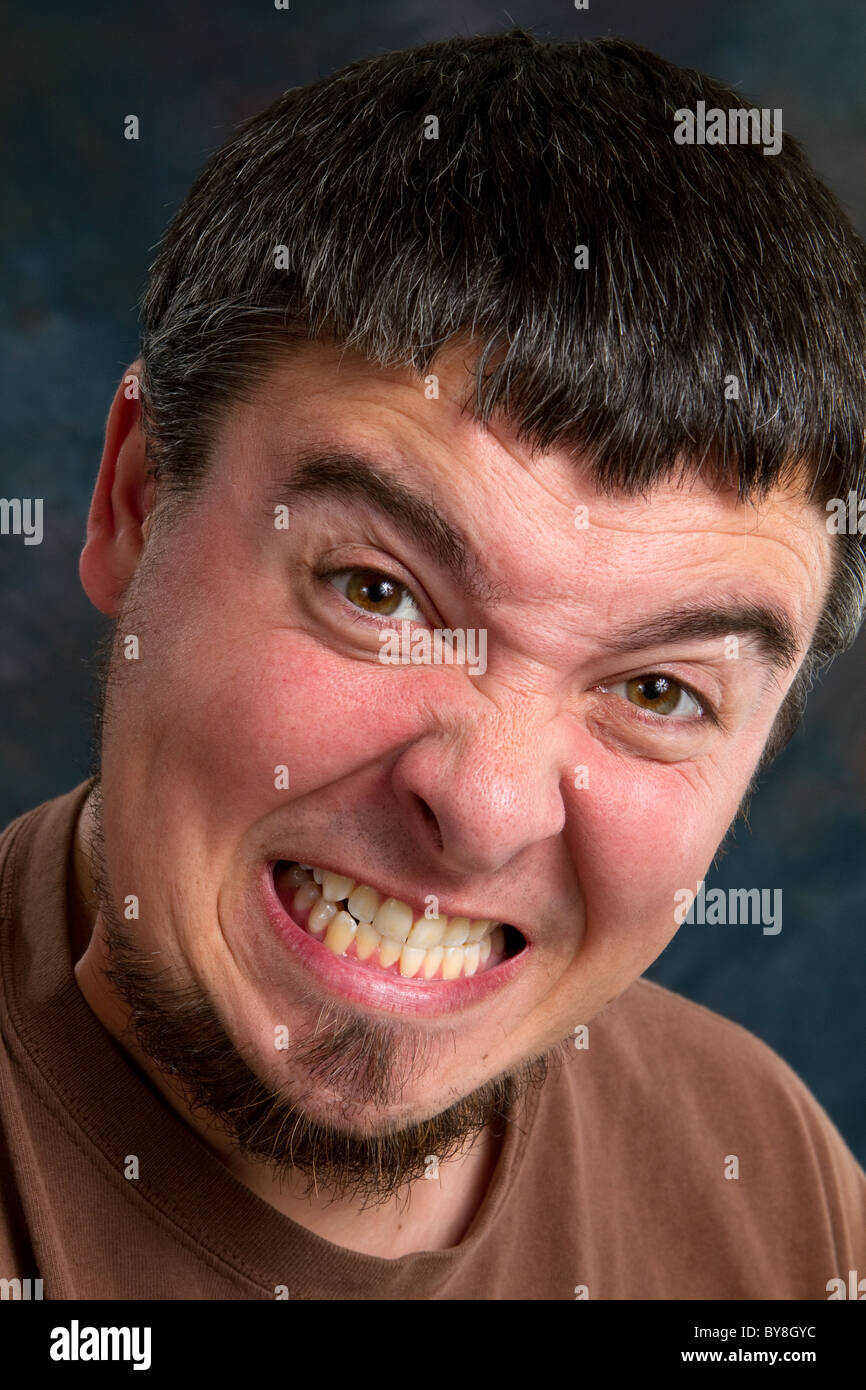 Grinding teeth hi-res stock photography and images - Alamy