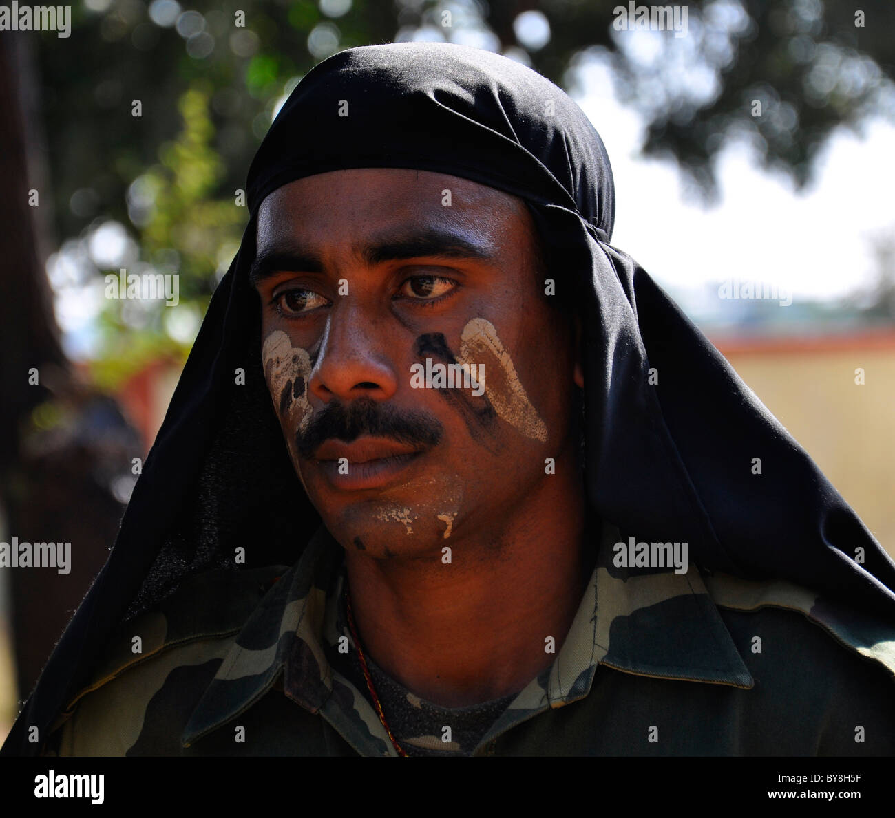 An Indian Commando Stock Photo - Alamy