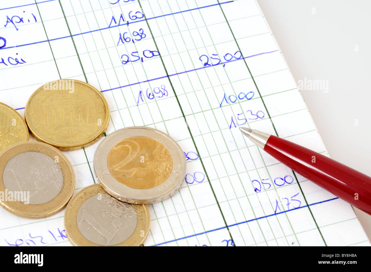 Zahlenkolonne Stock Photos & Zahlenkolonne Stock Images - Alamy