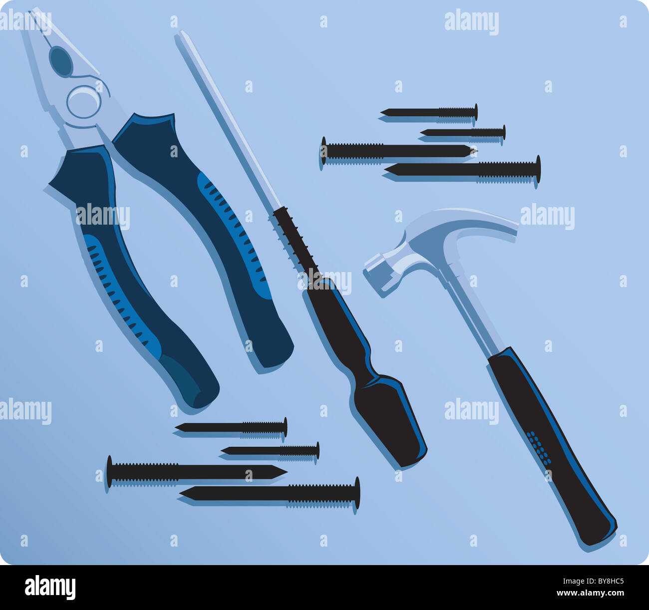 Tools displayed hi-res stock photography and images - Alamy