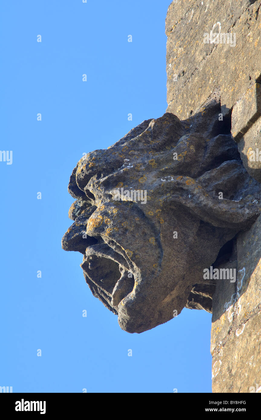 Gargoyle on Broadway Tower, Worcestershire, England, UK Stock Photo - Alamy