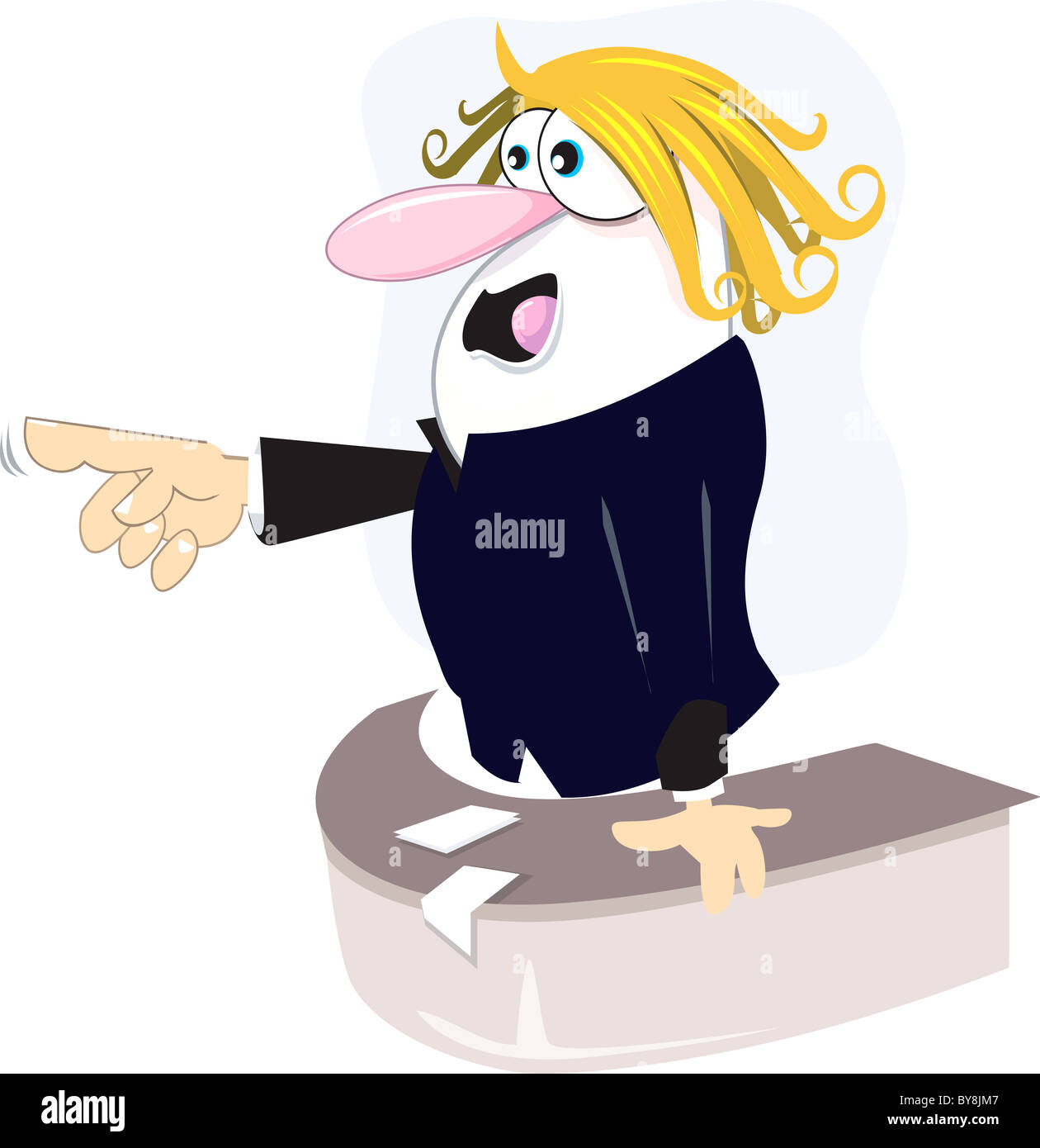 Law judge angry hi-res stock photography and images - Alamy